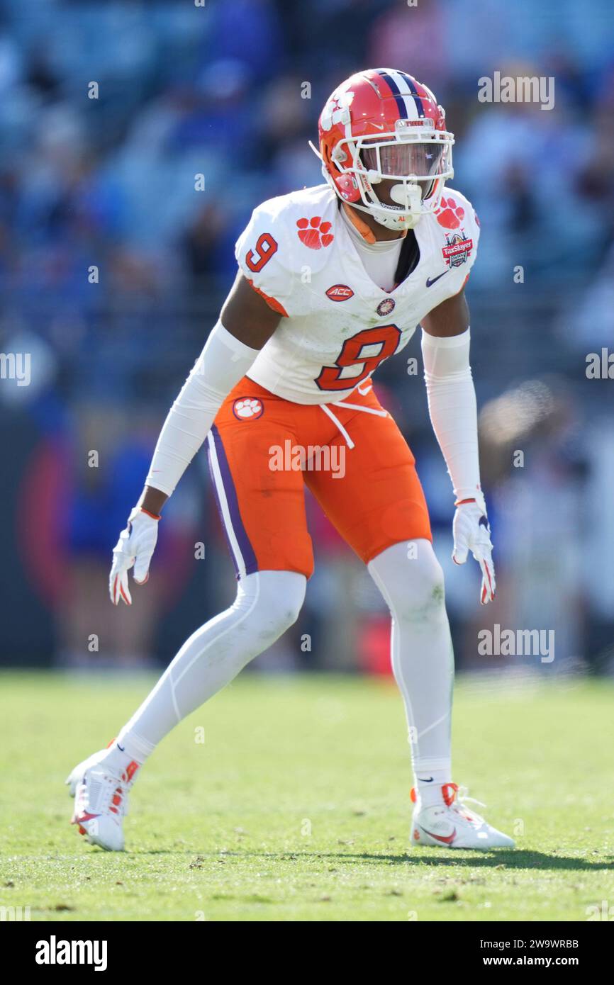 JACKSONVILLE, FL - DECEMBER 29: Clemson Tigers safety R.J. Mickens (9 ...