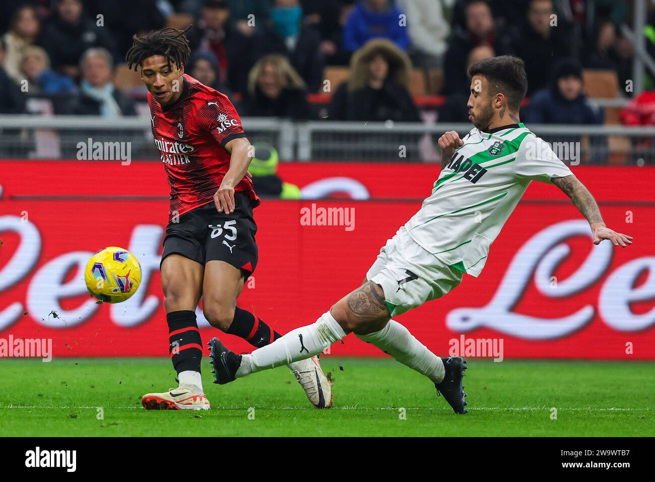 Milan, Italy. 30th Dec, 2023. Kevin Zeroli of AC Milan seen in action ...