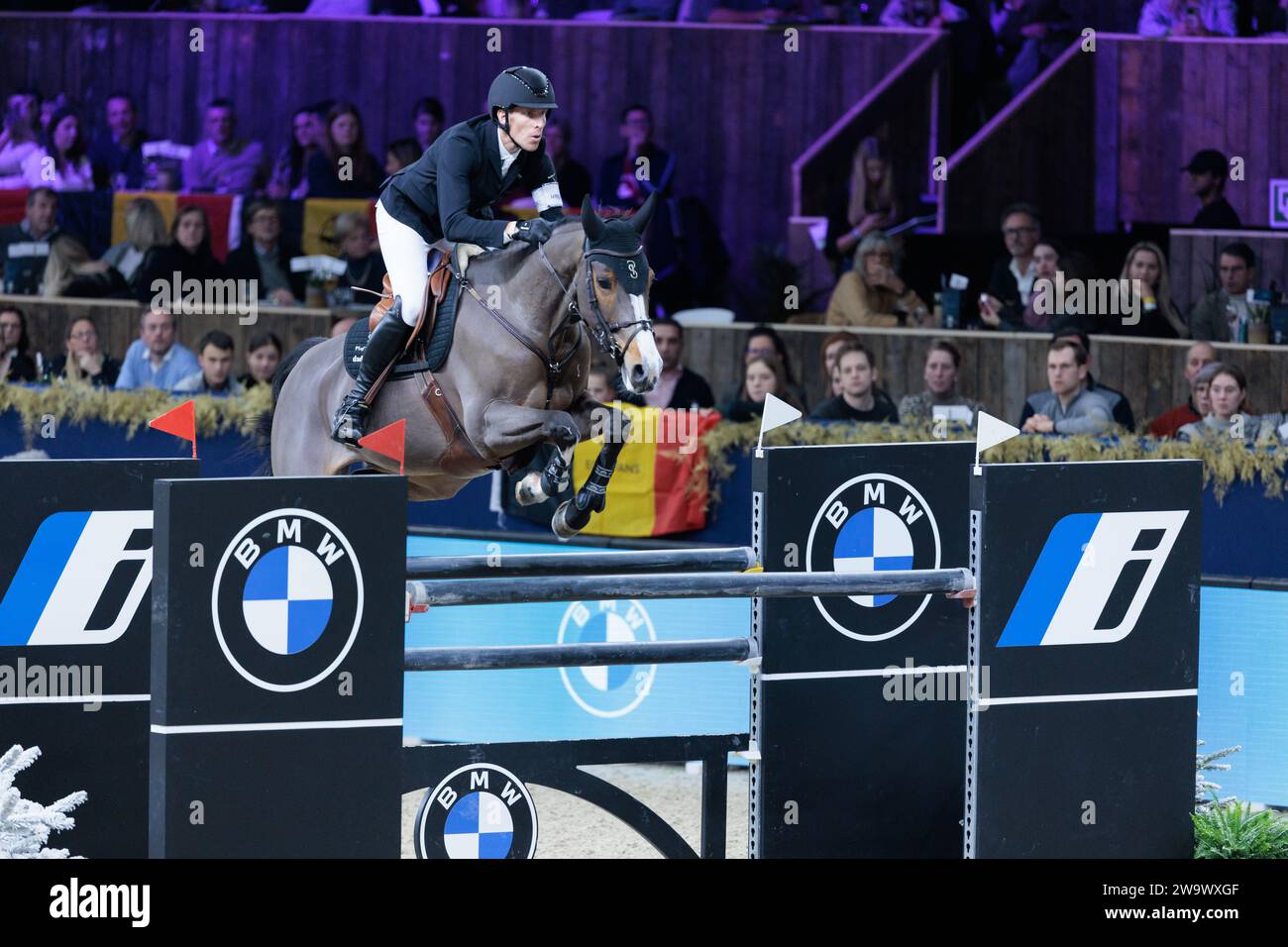 Henrik von Eckermann of Sweden with Iliana during the Longines FEI ...