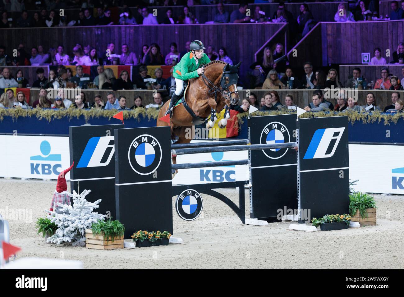 Gerfried Puck of Austria with Equitron Naxcel V during the Longines FEI ...
