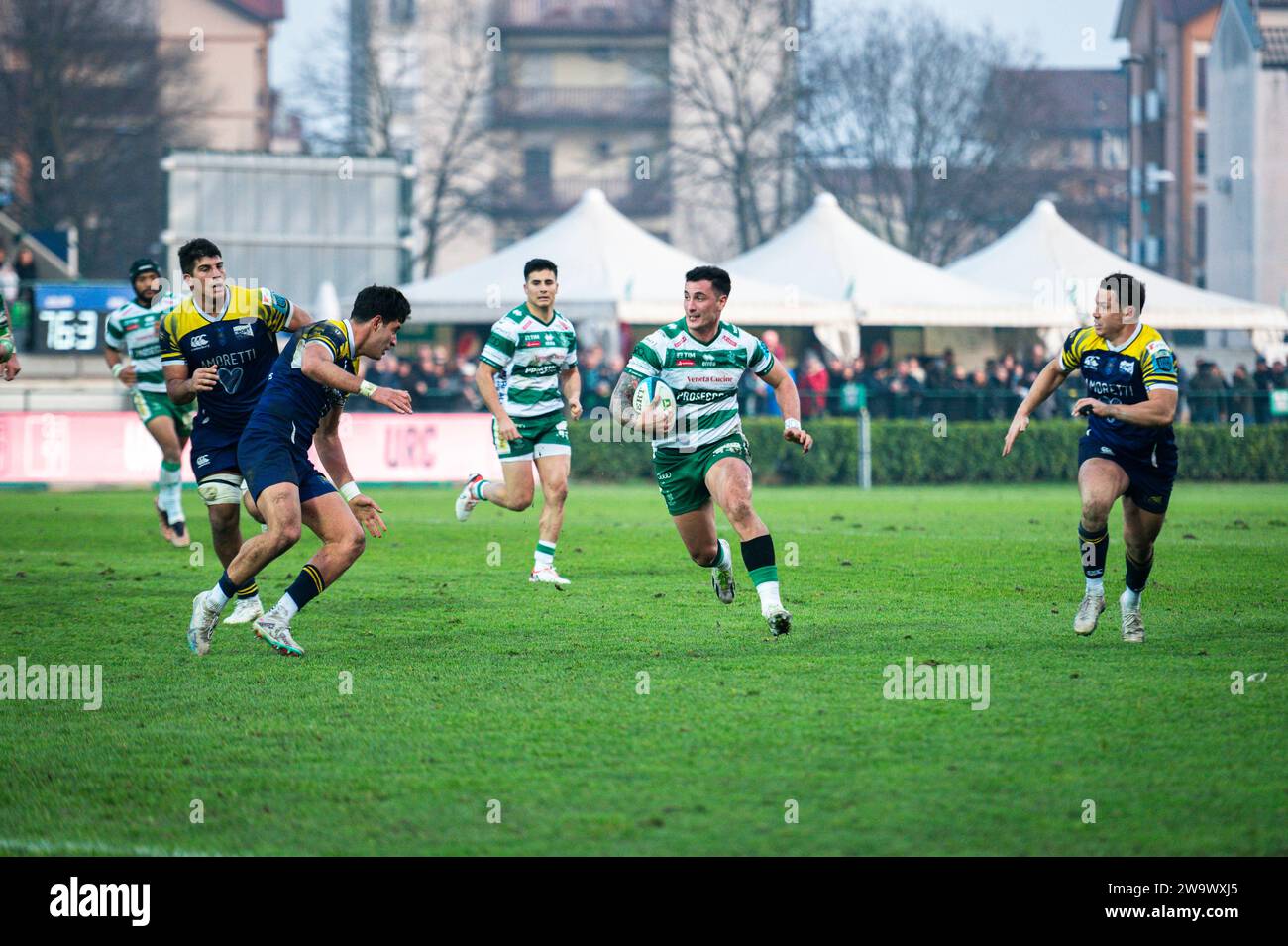Treviso, Treviso, Italy. 30th Dec, 2023. Marco Zanon of Benetton ...
