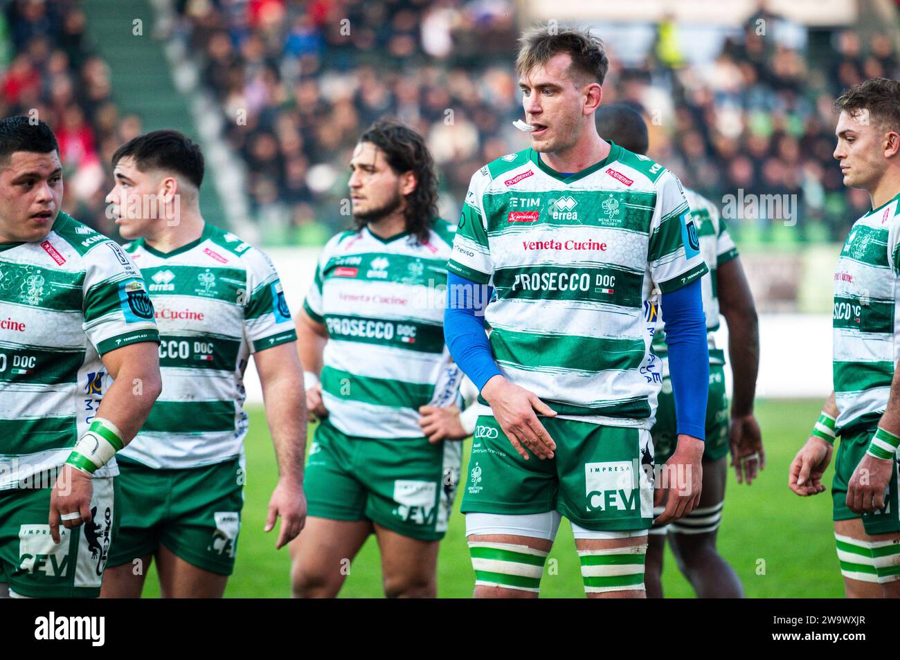 Treviso, Treviso, Italy. 30th Dec, 2023. Federico Ruzza of Benetton ...