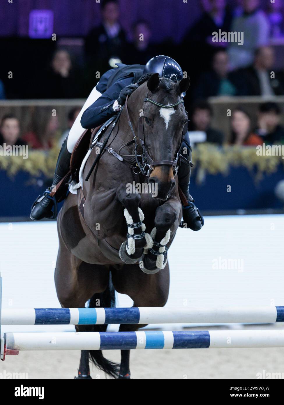 Jessica Burke of Ireland with Express Trend during the Longines FEI ...