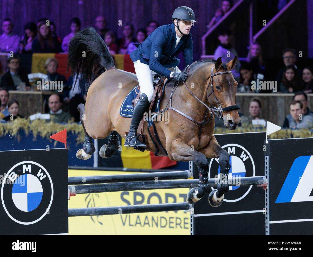 Gregory Wathelet of Belgium with Bond Jamesbond de Hay during the ...