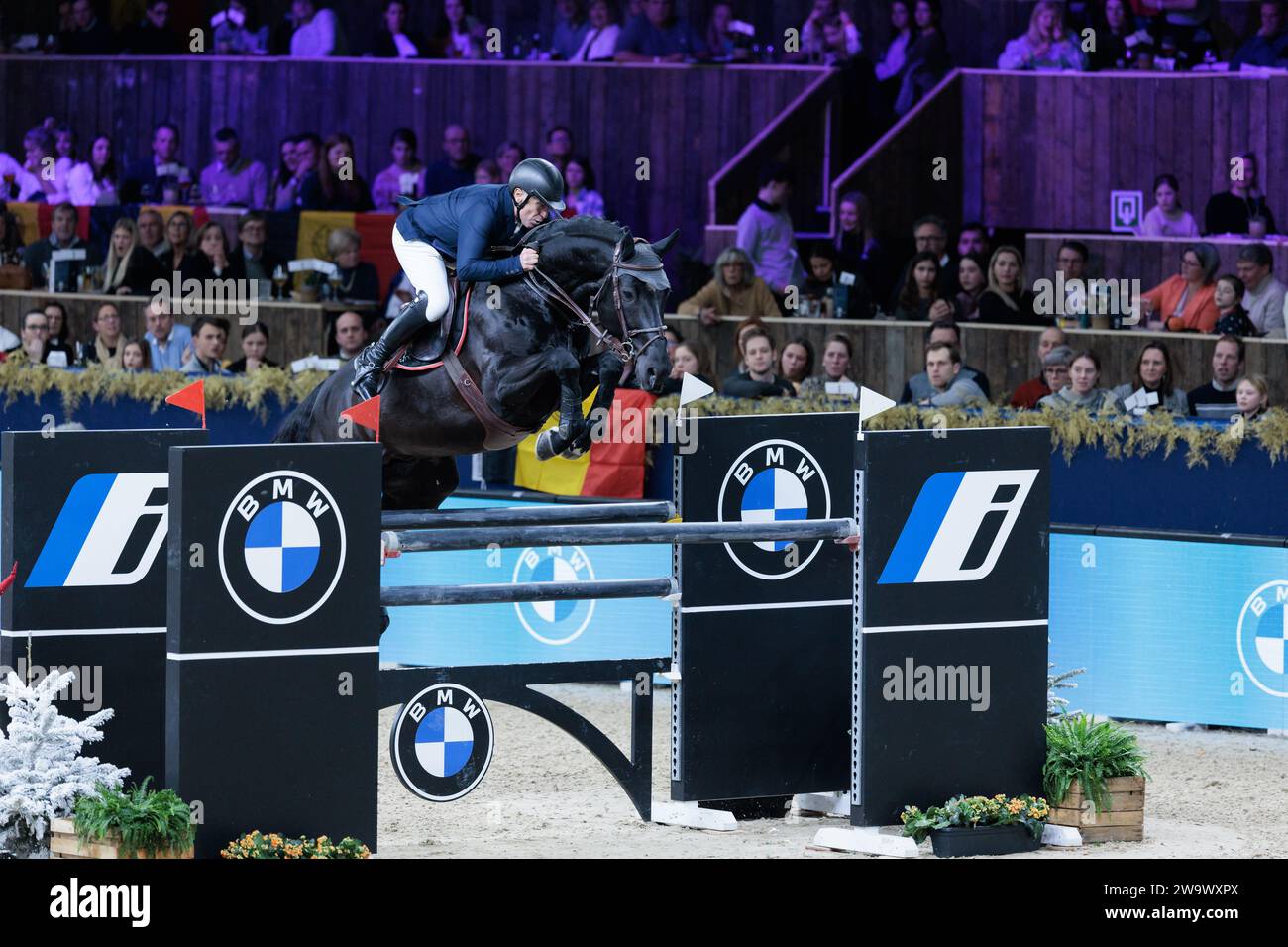 Roger Yves Bost of France with Delph de Denat HDC during the Longines ...
