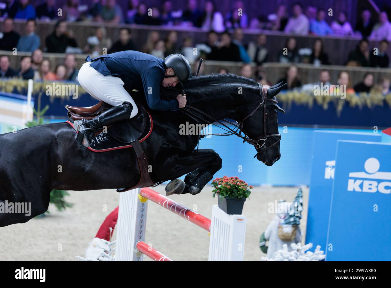 Roger Yves Bost of France with Delph de Denat HDC during the Longines ...