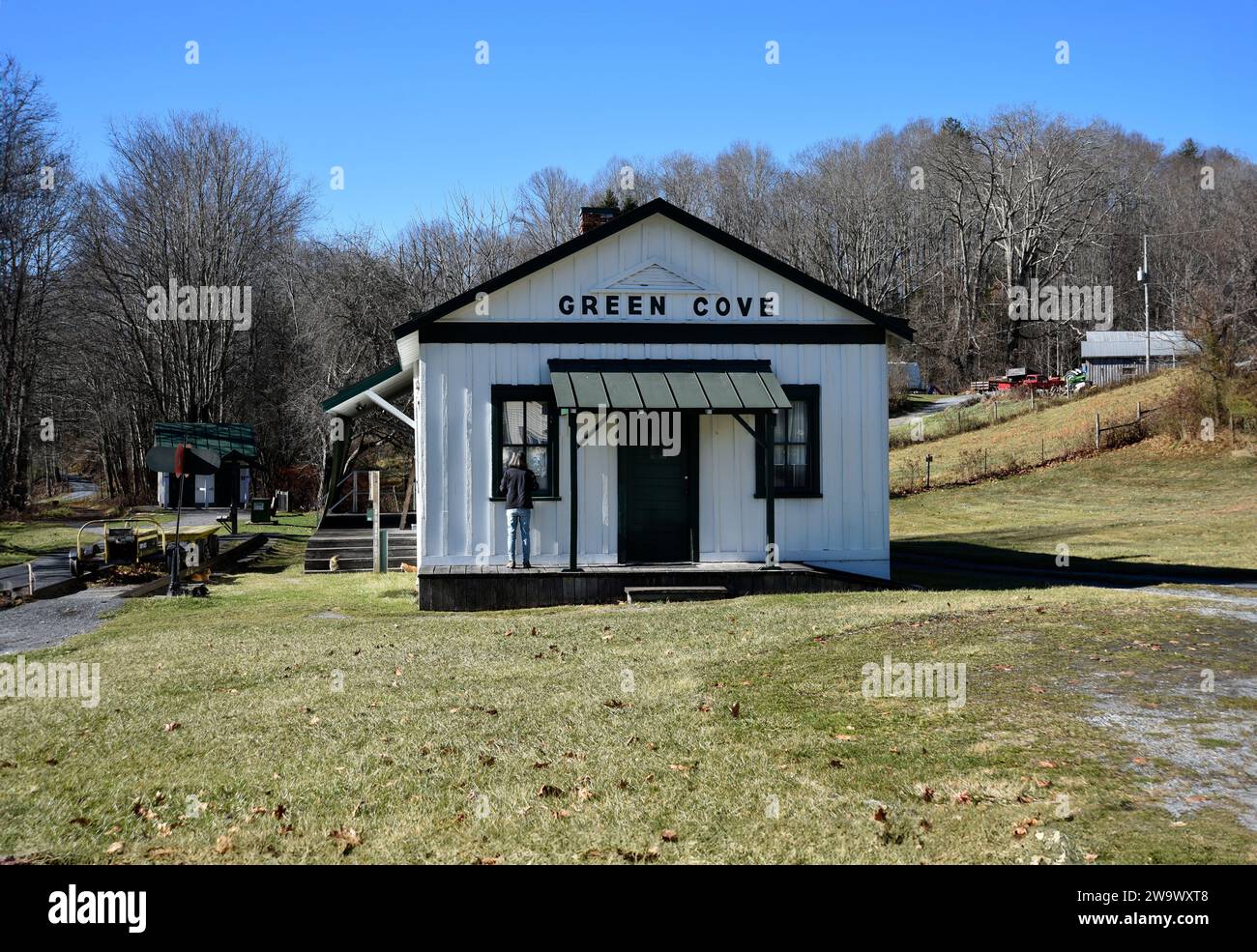 The historic Green Cove train depot in Southwest Virginia is now an ...
