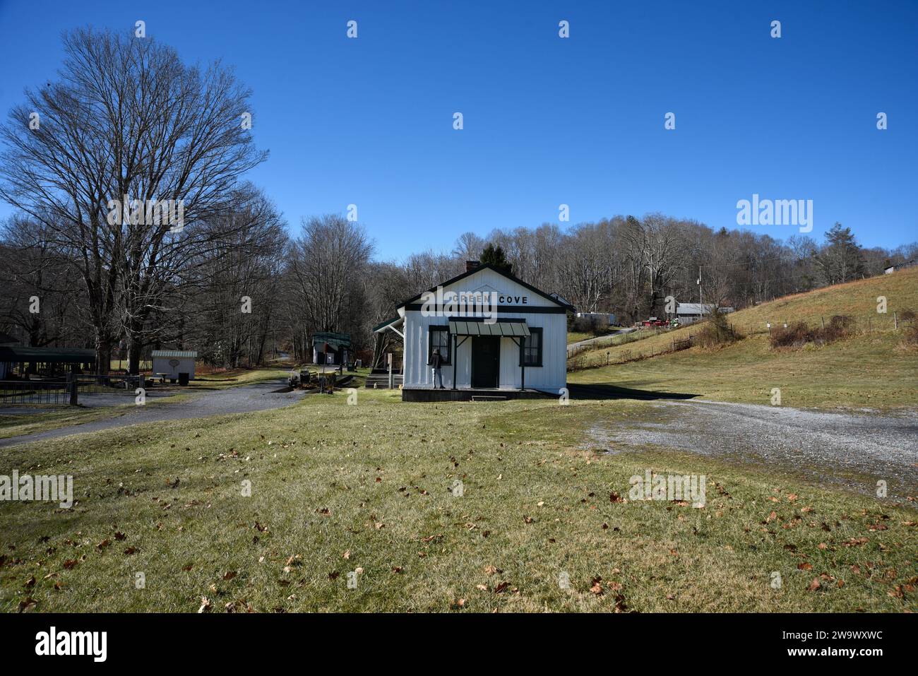 The historic Green Cove train depot in Southwest Virginia is now an ...