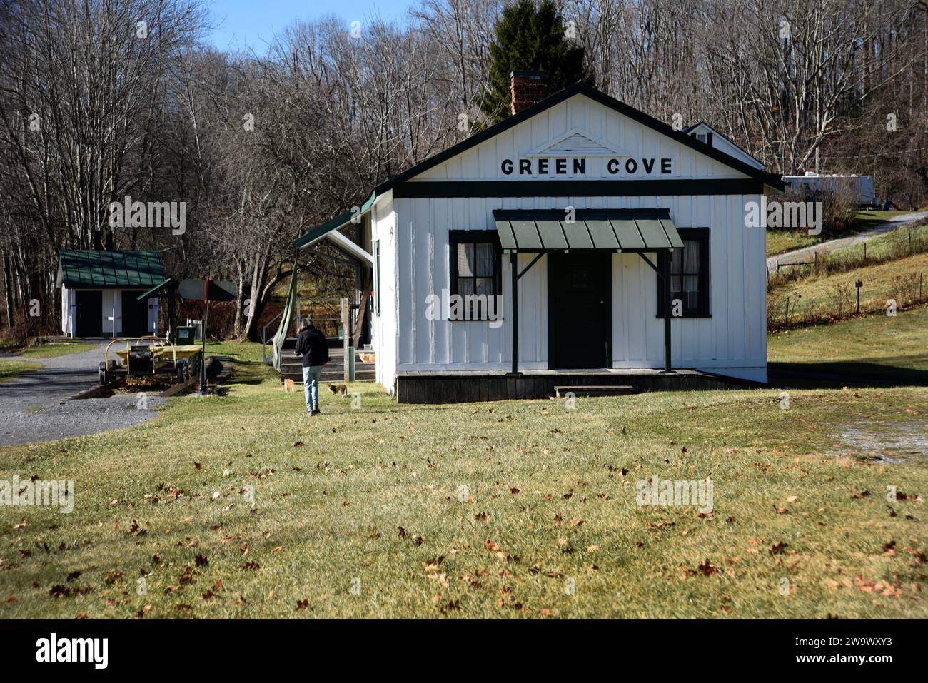 The historic Green Cove train depot in Southwest Virginia is now an ...
