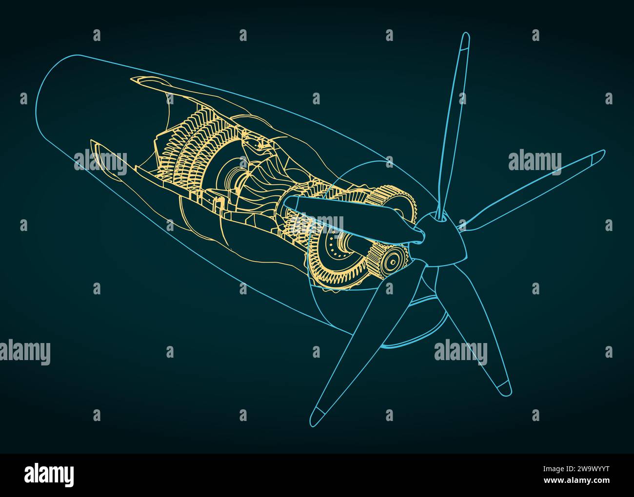 Turbo prop Stock Vector Images - Alamy