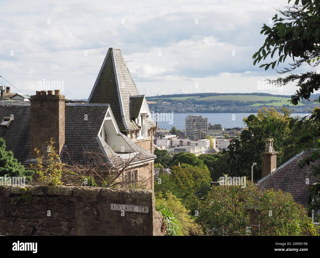 Aerial View Of The City Of Dundee, UK Stock Photo - Alamy