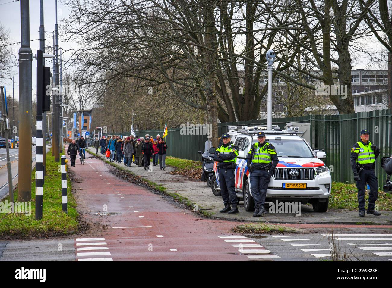 Amsterdam,The Netherlands,30th december,2023.Extinction rebellion ...