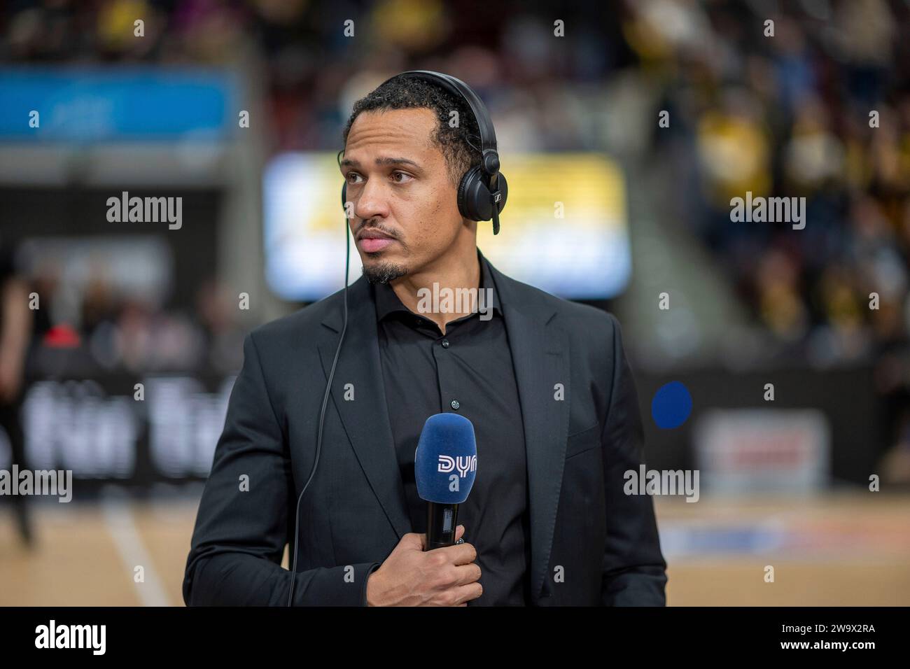 Ludwigsburg, Deutschland. 30th Dec, 2023. David McCray (MHP Riesen ...