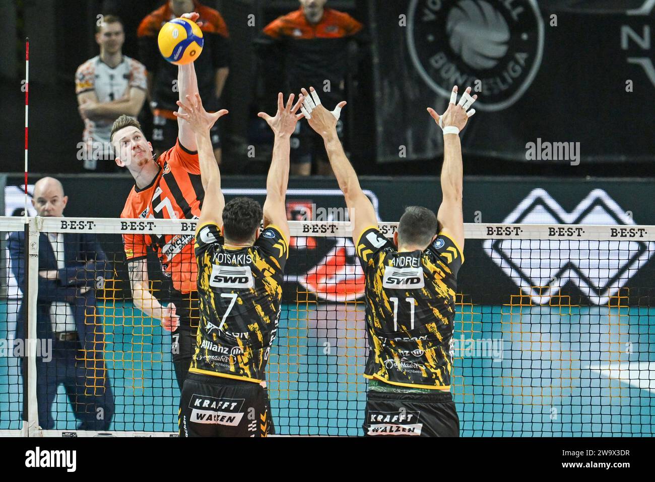 Berlin, Deutschland 30. Dezember 2023: 1. VBL - 2023/2024 - Berlin ...