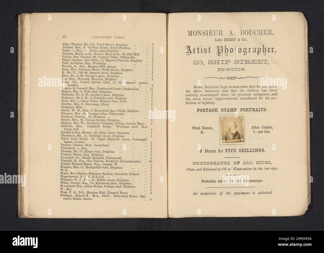 Portrait of Thomas Geeran, executed as a stamp, Albert Boucher ...