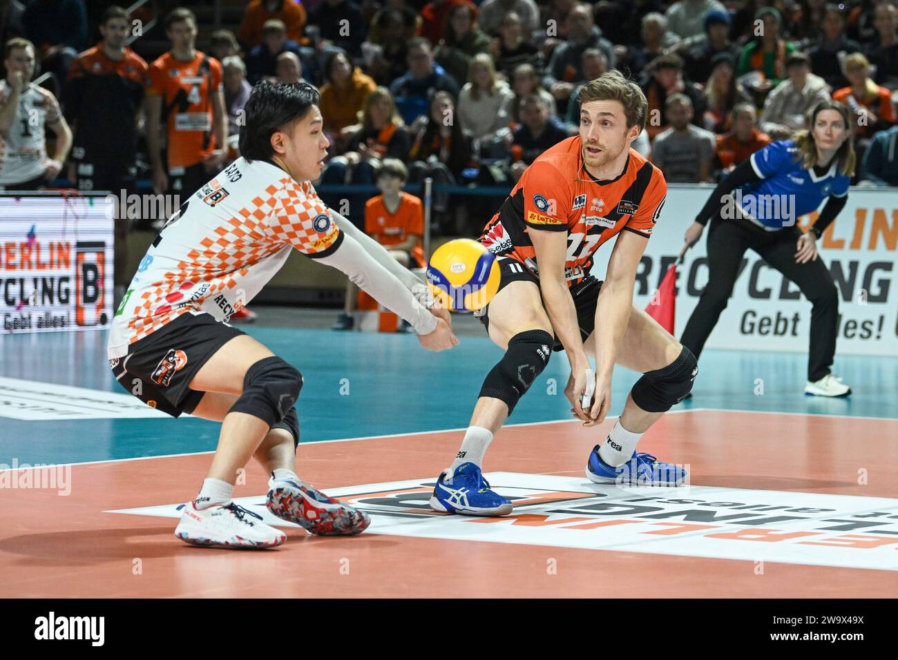 Berlin, Deutschland 30. Dezember 2023: 1. VBL - 2023/2024 - Berlin ...