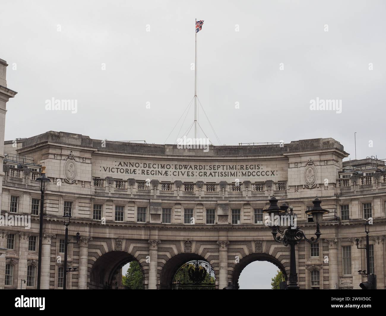 Admiralty Arch In Trafalgar Square In London, UK. Translation In The ...