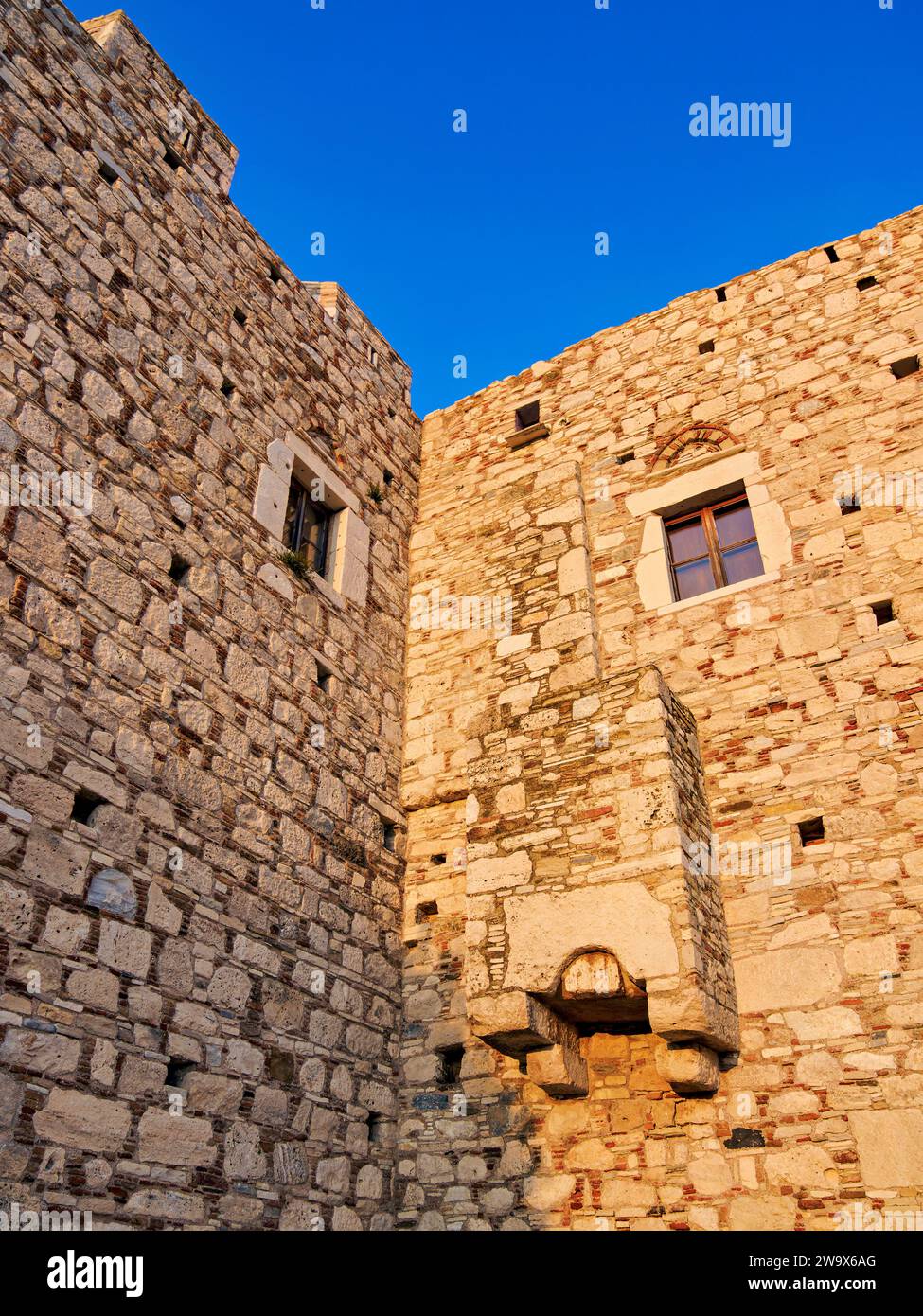Tower of the Lykourgos Logothetis Castle, Pythagoreio, Samos Island ...