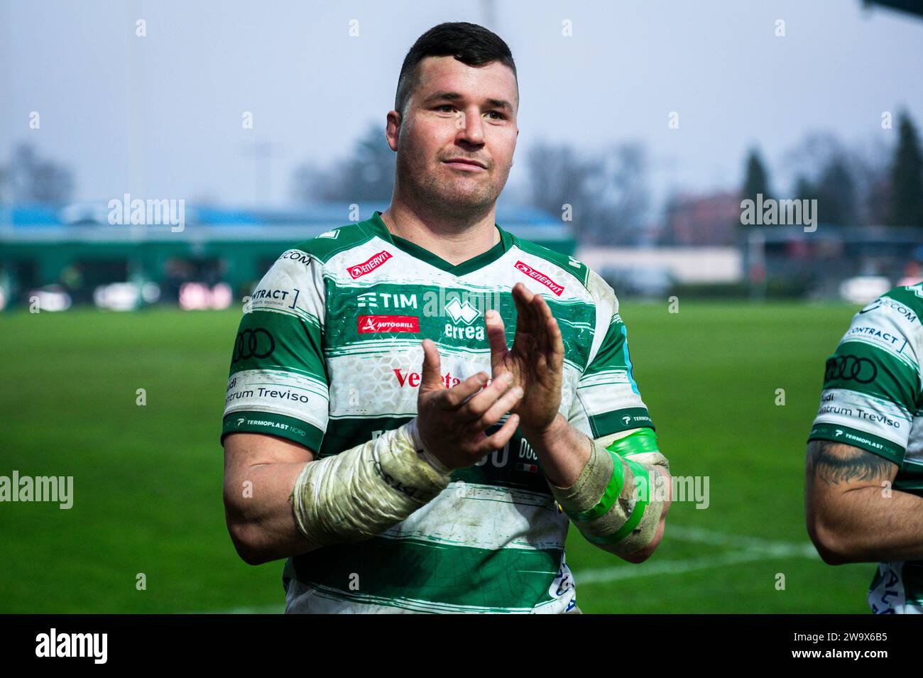 Treviso, Treviso, Italy. 30th Dec, 2023. Sebastian Negri of Benetton ...