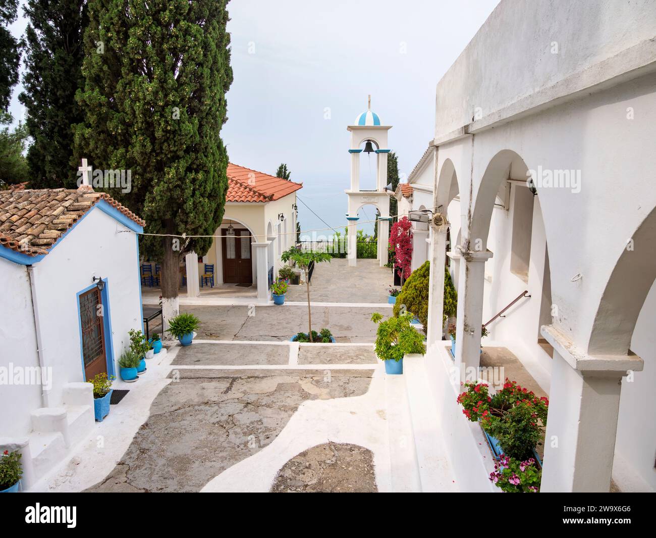 Panagia Spiliani Monastery, Pythagoreio, Samos Island, North Aegean ...