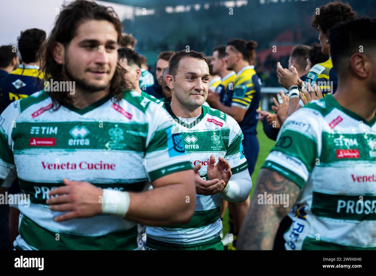 Treviso, Treviso, Italy. 30th Dec, 2023. Dewaldt Duvenage of Benetton ...