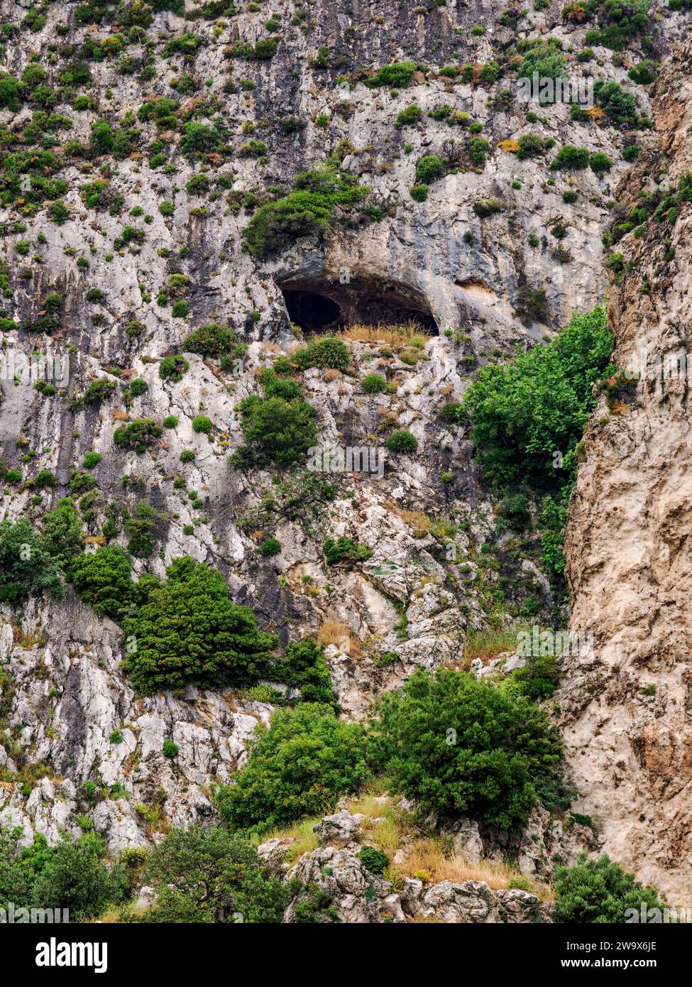 The Real Cave of Pythagoras, Mount Kerkis, Samos Island, North Aegean ...