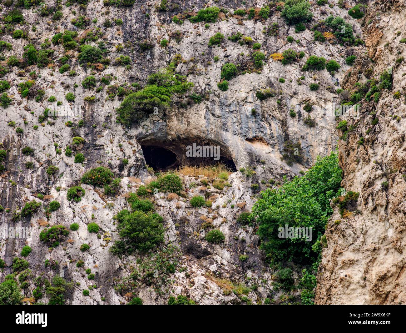 The Real Cave of Pythagoras, Mount Kerkis, Samos Island, North Aegean ...