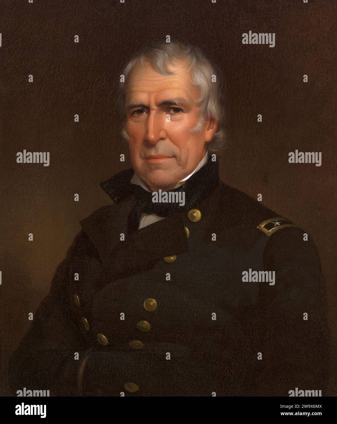 Zachary Taylor by James Reid Lambdin. 1848 Stock Photo - Alamy