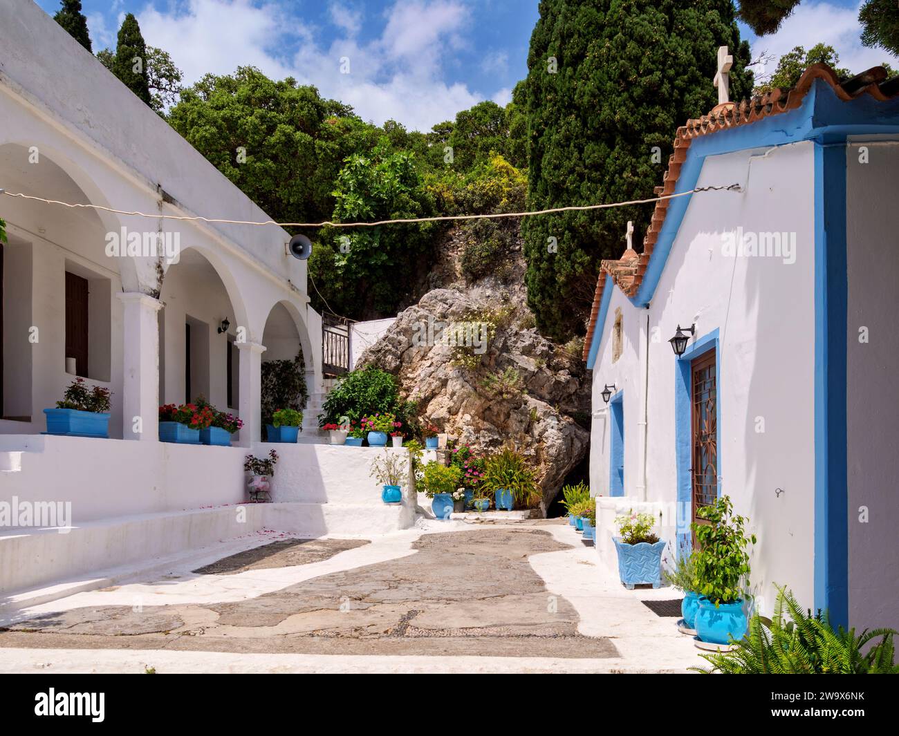 Panagia Spiliani Monastery, Pythagoreio, Samos Island, North Aegean ...