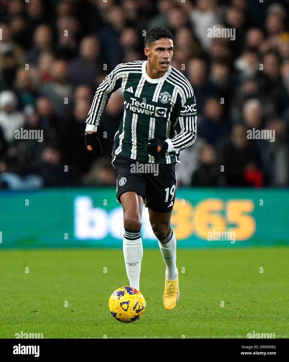 Manchester United's Raphael Varane during the Premier League match at ...