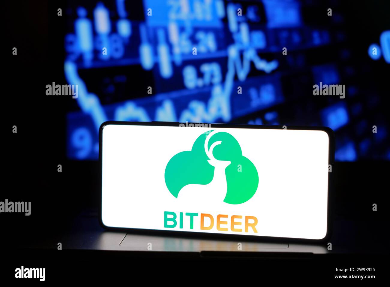Brazil. 30th Dec, 2023. In this photo illustration, the Bitdeer Technologies Group logo is ...
