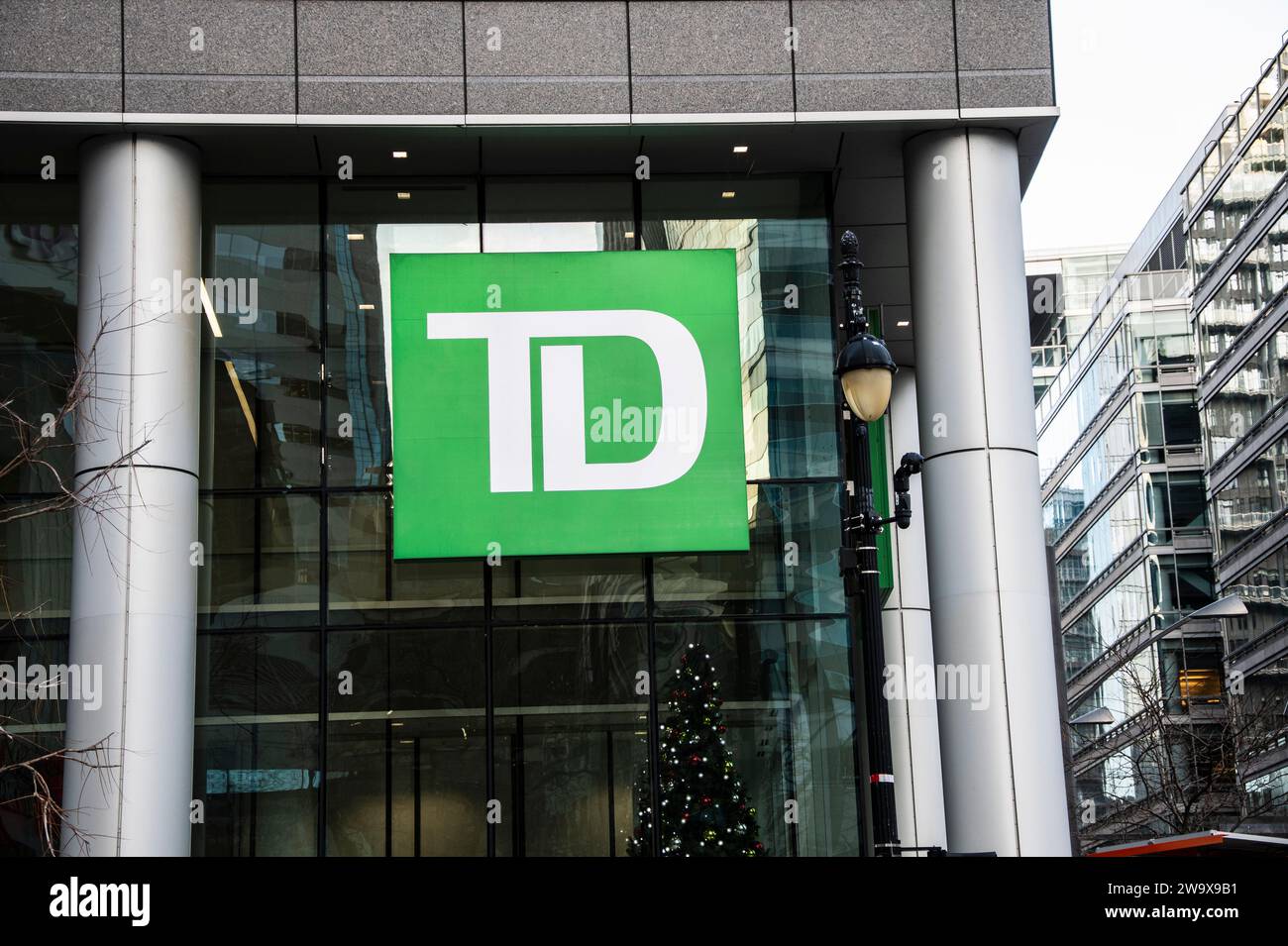 TD Bank sign in downtown Montreal, Quebec, Canada Stock Photo - Alamy