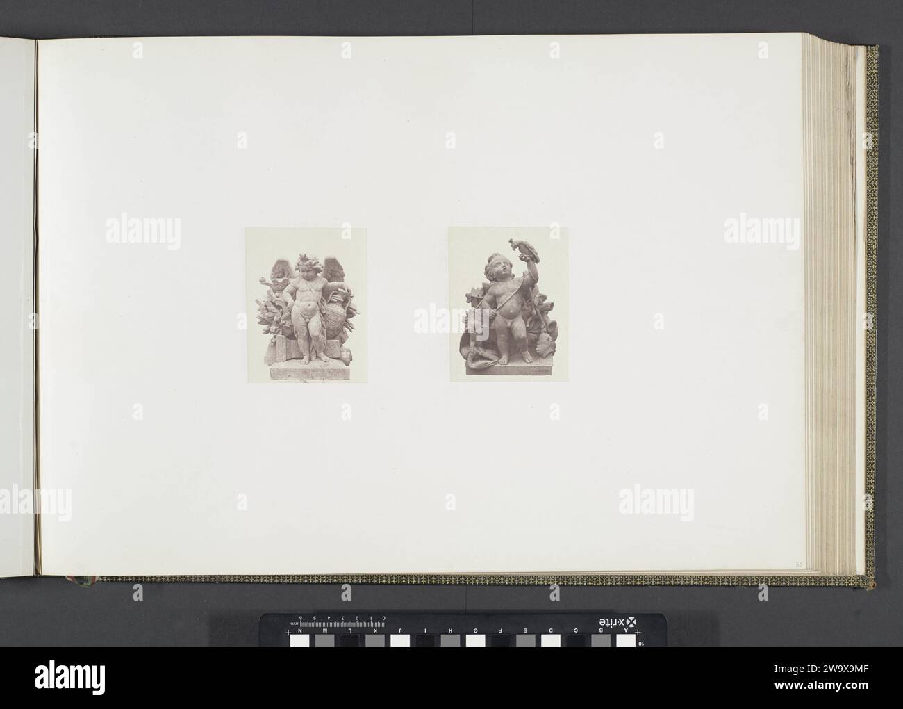 GIPS models for sculptures on the Palais du Louvre: left "l'art ...