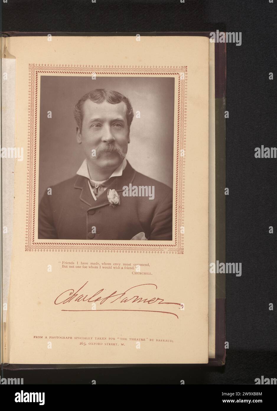 Portret van Charles Warner, Herbert Rose Barraud, c. 1880 - in or ...