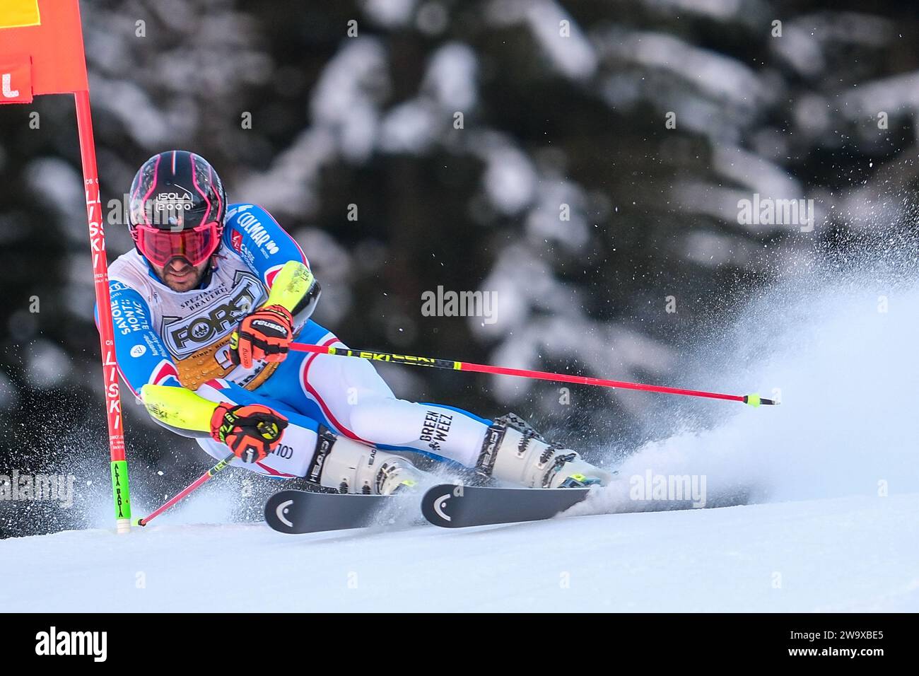 Mathieu Faivre (FRA) competes during the Audi FIS Alpine Ski World Cup ...