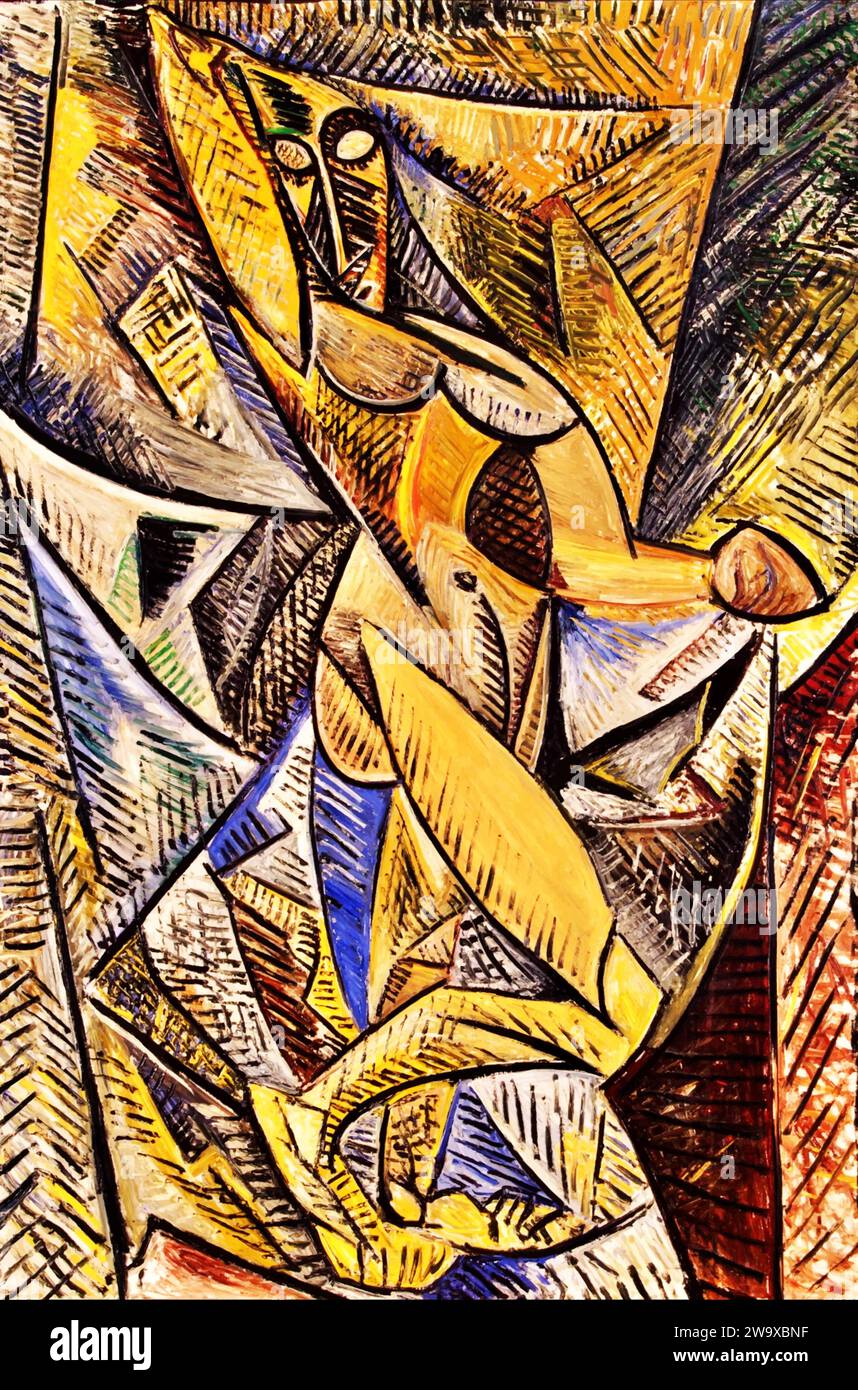 Dance of the Veils, 1907 (Painting) by Artist Picasso, Pablo (1881-1973 ...