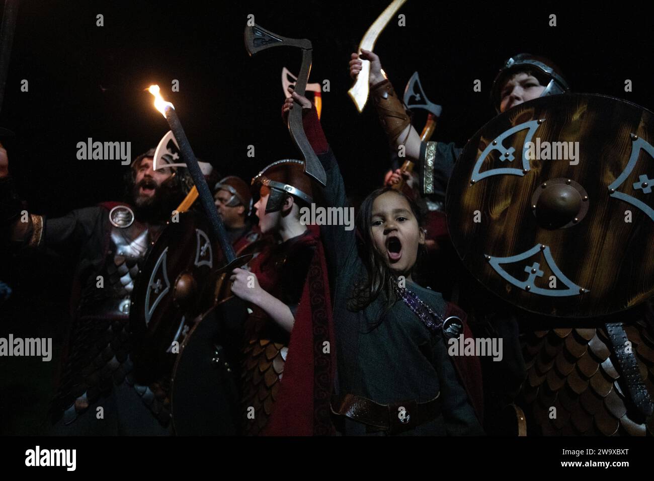 Edinburgh, UK. 29th Dec, 2023. Torchlight Procession back for 30th ...