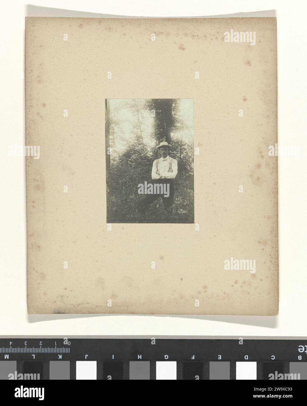 Portrait of Jan C. Schüller at Crive Coeur Lake during the World ...