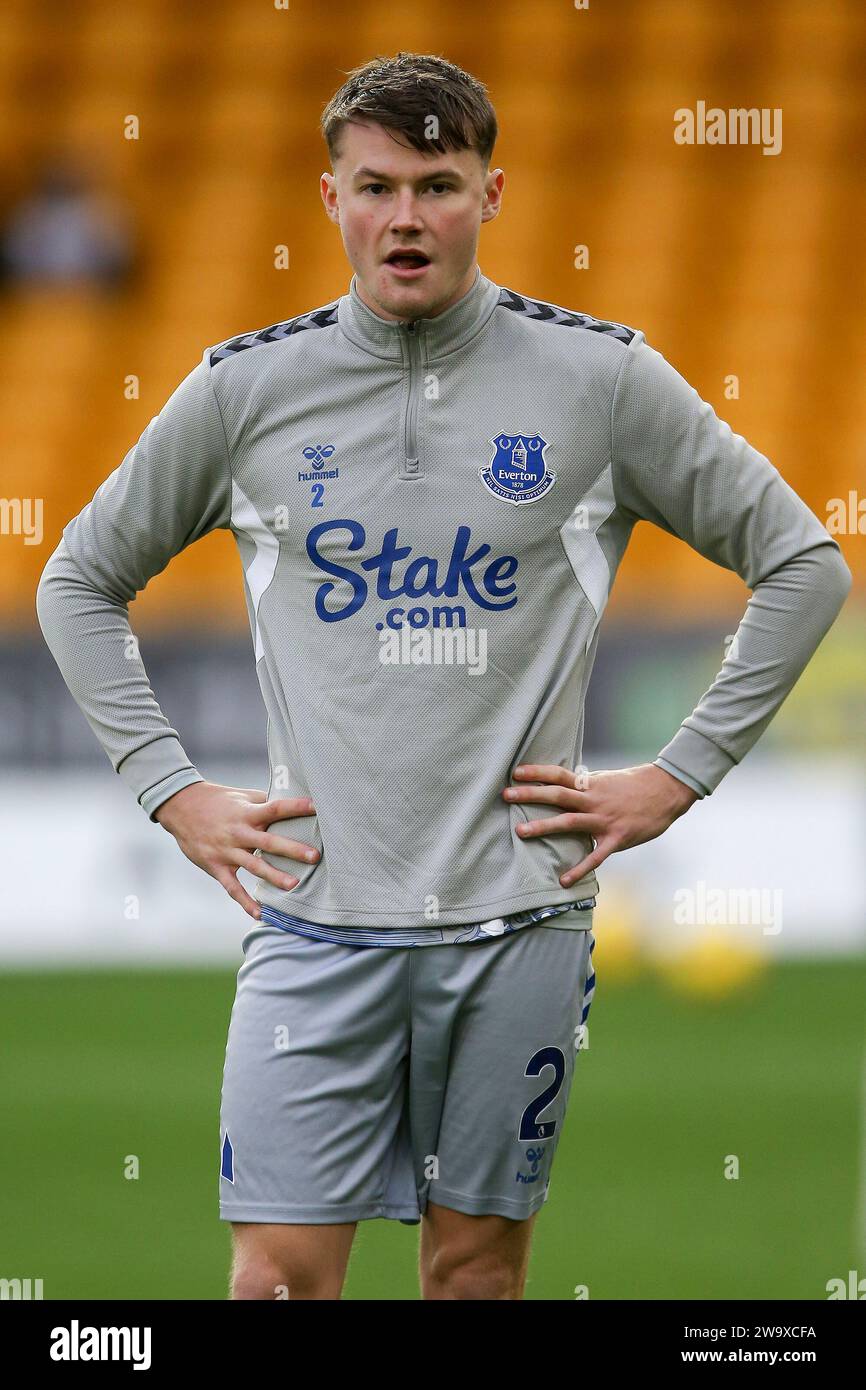 Wolverhampton, UK. 30th Dec, 2023. Nathan Patterson of Everton during ...