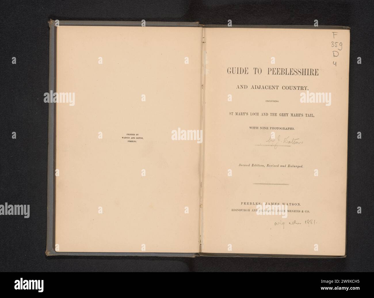 Guide to Peeblesshire and adjacent county, including St. Mary's Loch ...