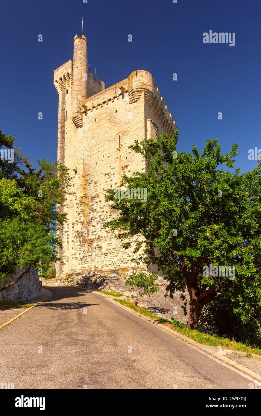 Medieval Tower of Philip the Fair, Villeneuve-les-Avignon, south of ...