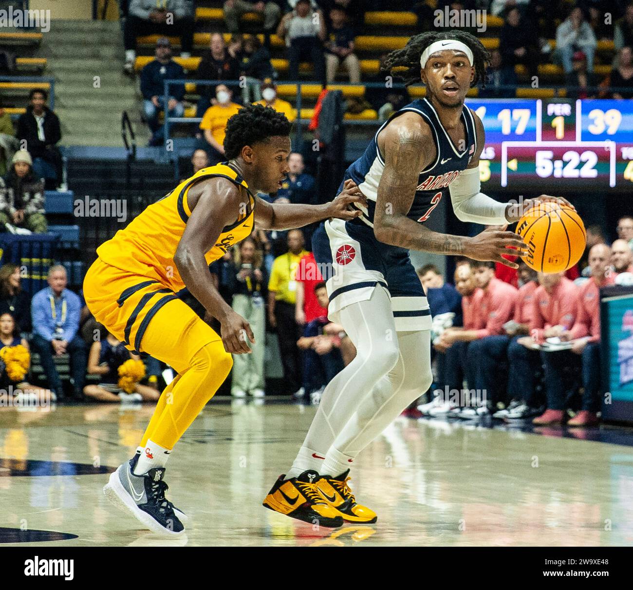 Haas Pavilion Berkeley Calif, USA. 29th Dec, 2023. CA U.S.A. Arizona ...