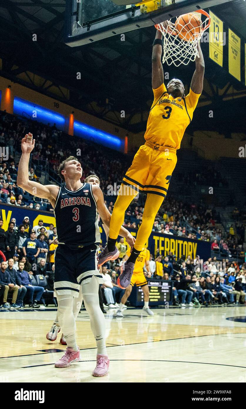 Haas Pavilion Berkeley Calif, USA. 29th Dec, 2023. CA U.S.A. California ...