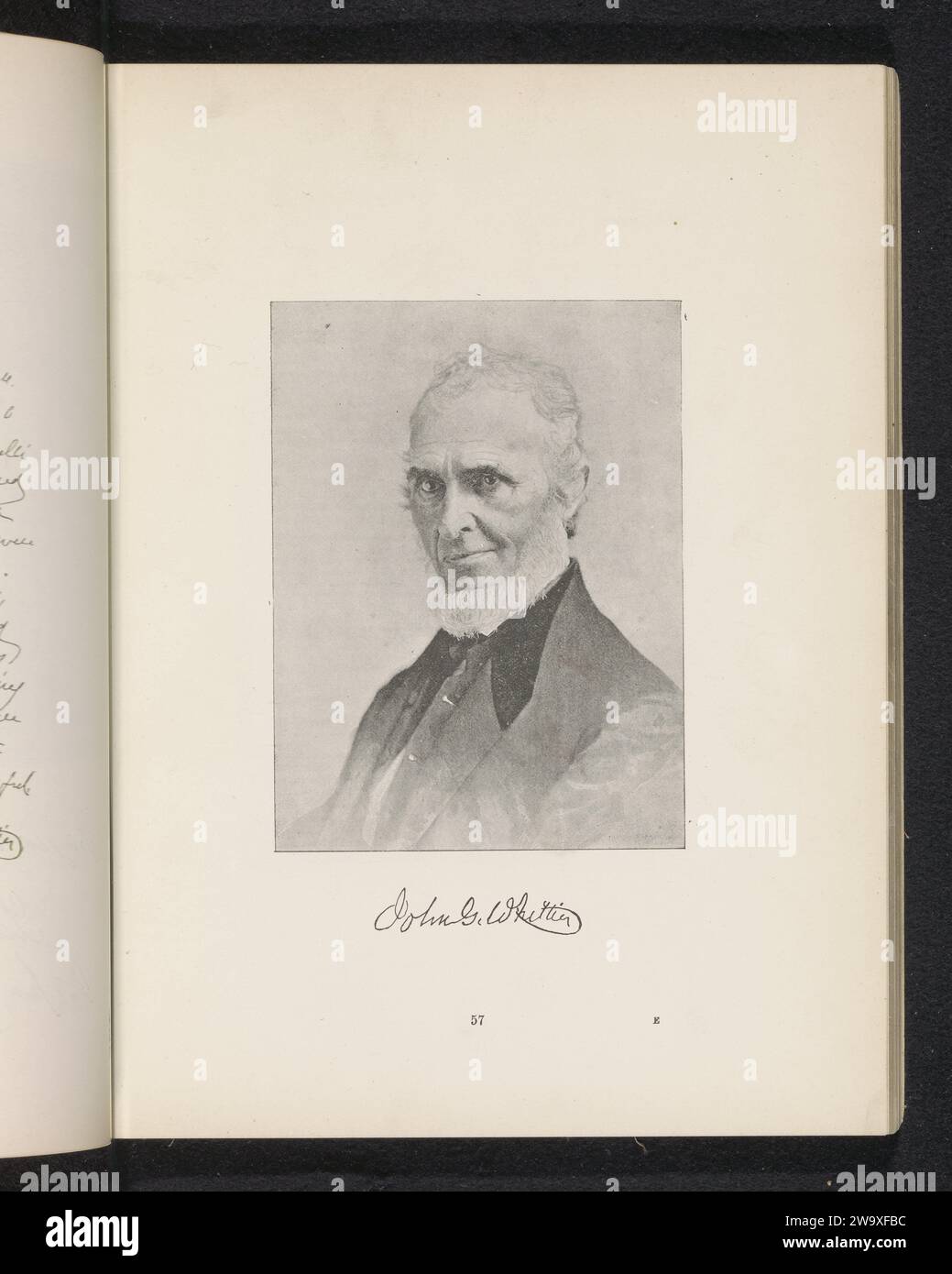 Portret van John Greenleaf Whittier, anonymous, c. 1881 - in or before ...