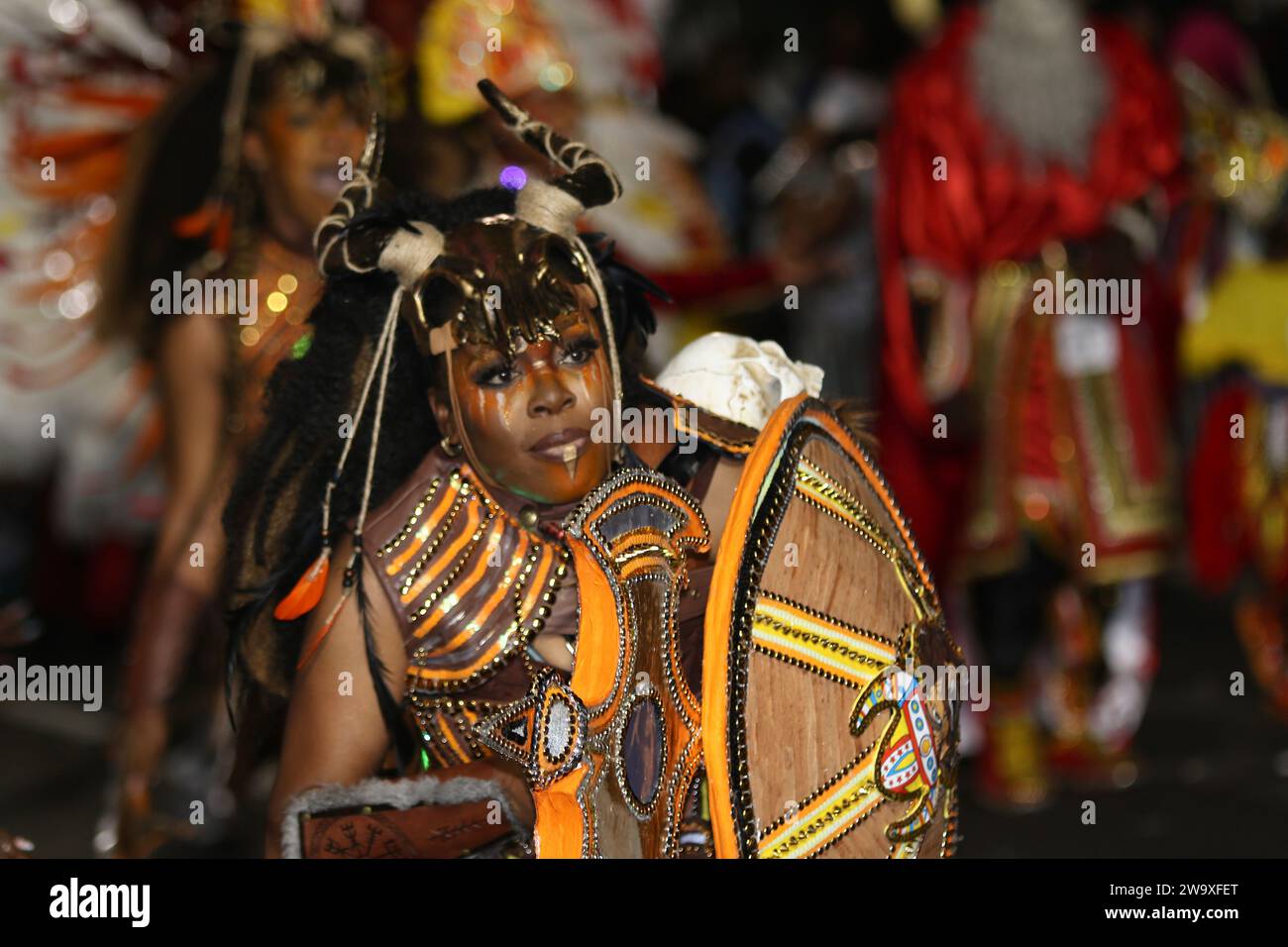 Boxing Day Junkanoo Street Parade Carnival in The Bahamas Stock Photo ...