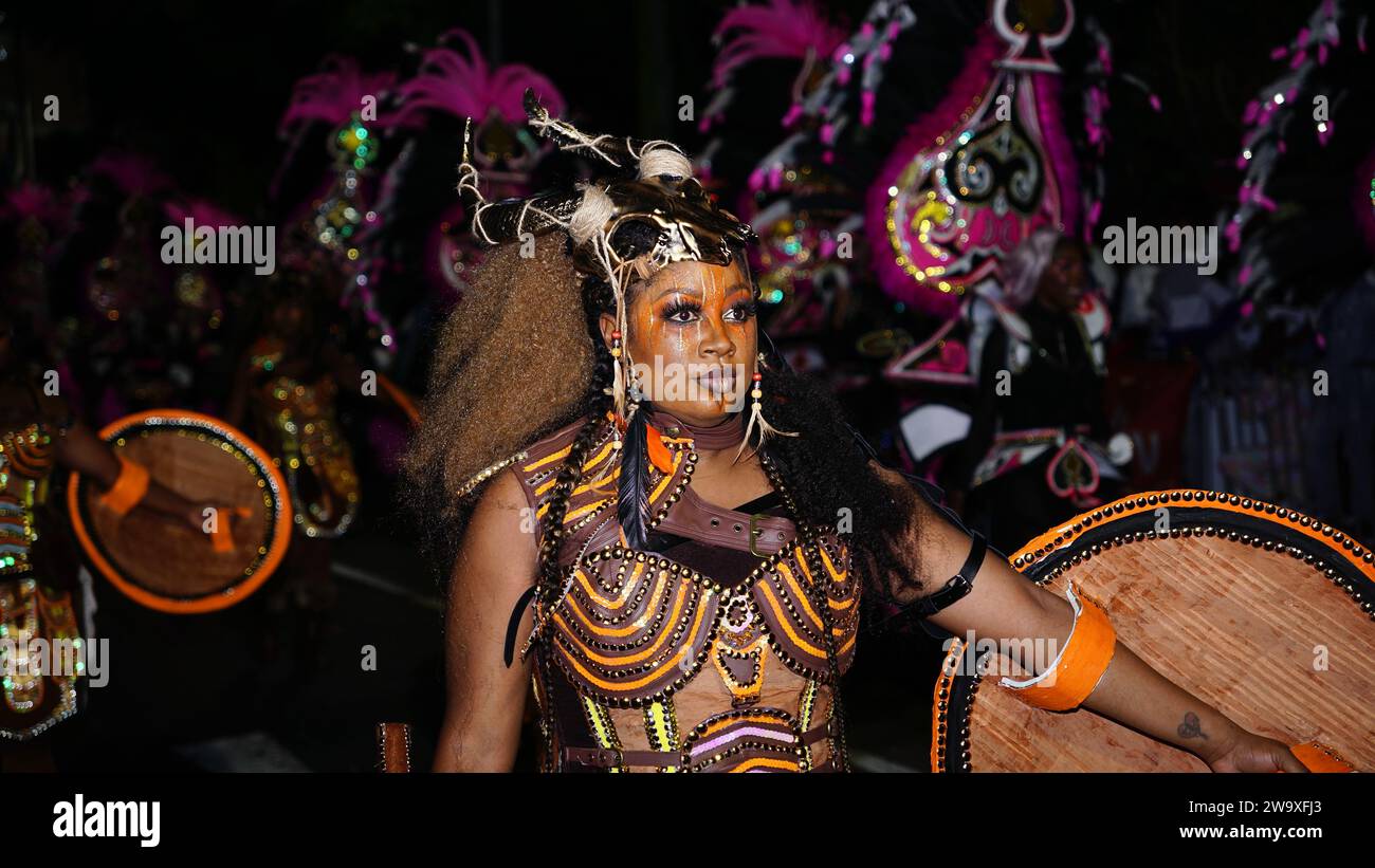 Boxing Day Junkanoo Street Parade Carnival in The Bahamas Stock Photo ...