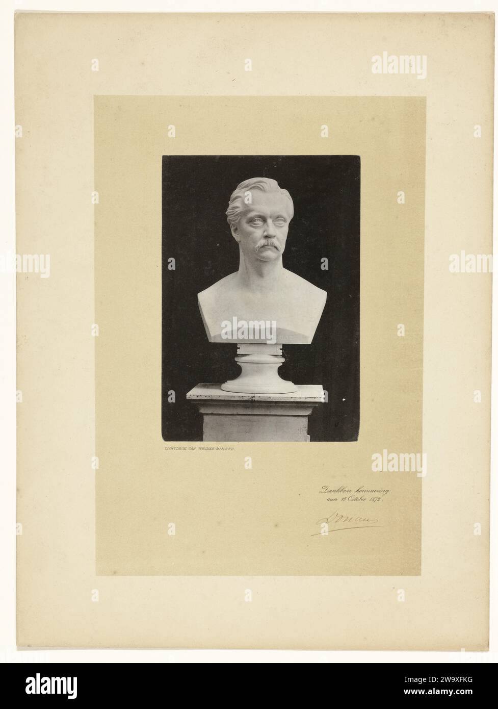 Bust of Hermann Julius Ferdinand von Helmholtz, Wegner & Mottu, 1872 ...