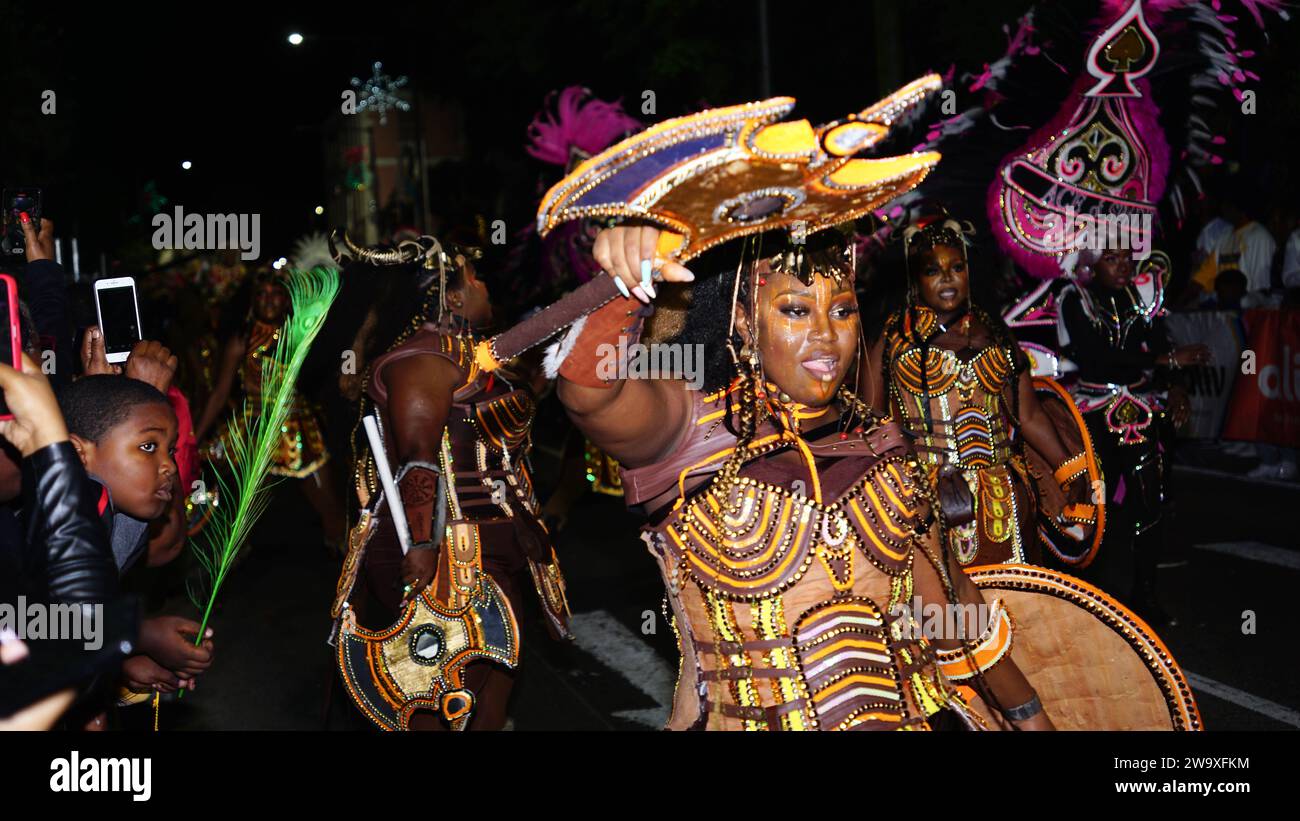 Boxing Day Junkanoo Street Parade Carnival in The Bahamas Stock Photo ...