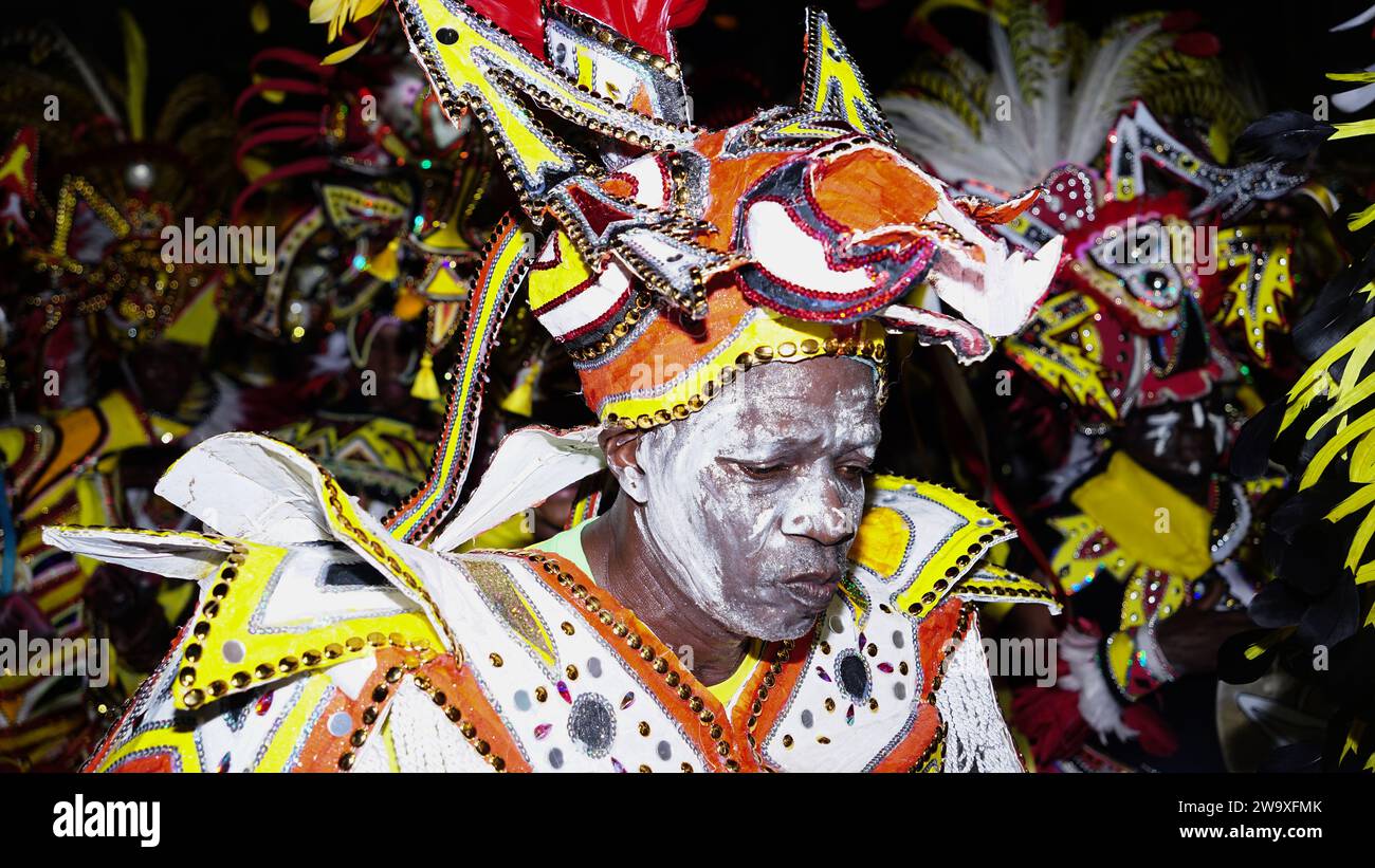 Boxing Day Junkanoo Street Parade Carnival in The Bahamas Stock Photo ...