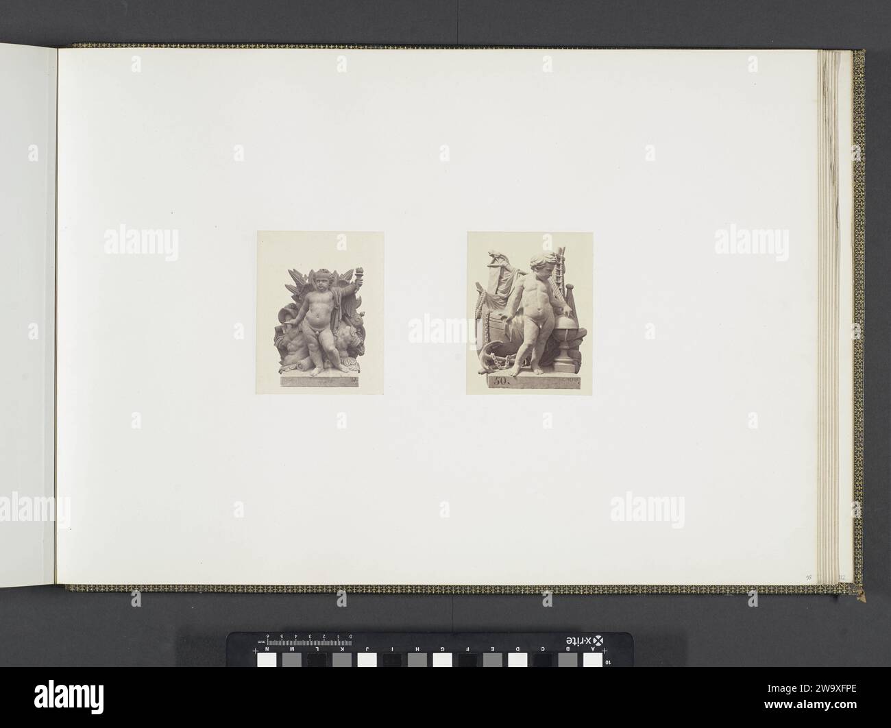 GIPS models for sculptures on the Palais du Louvre: left "La Guerre" by ...